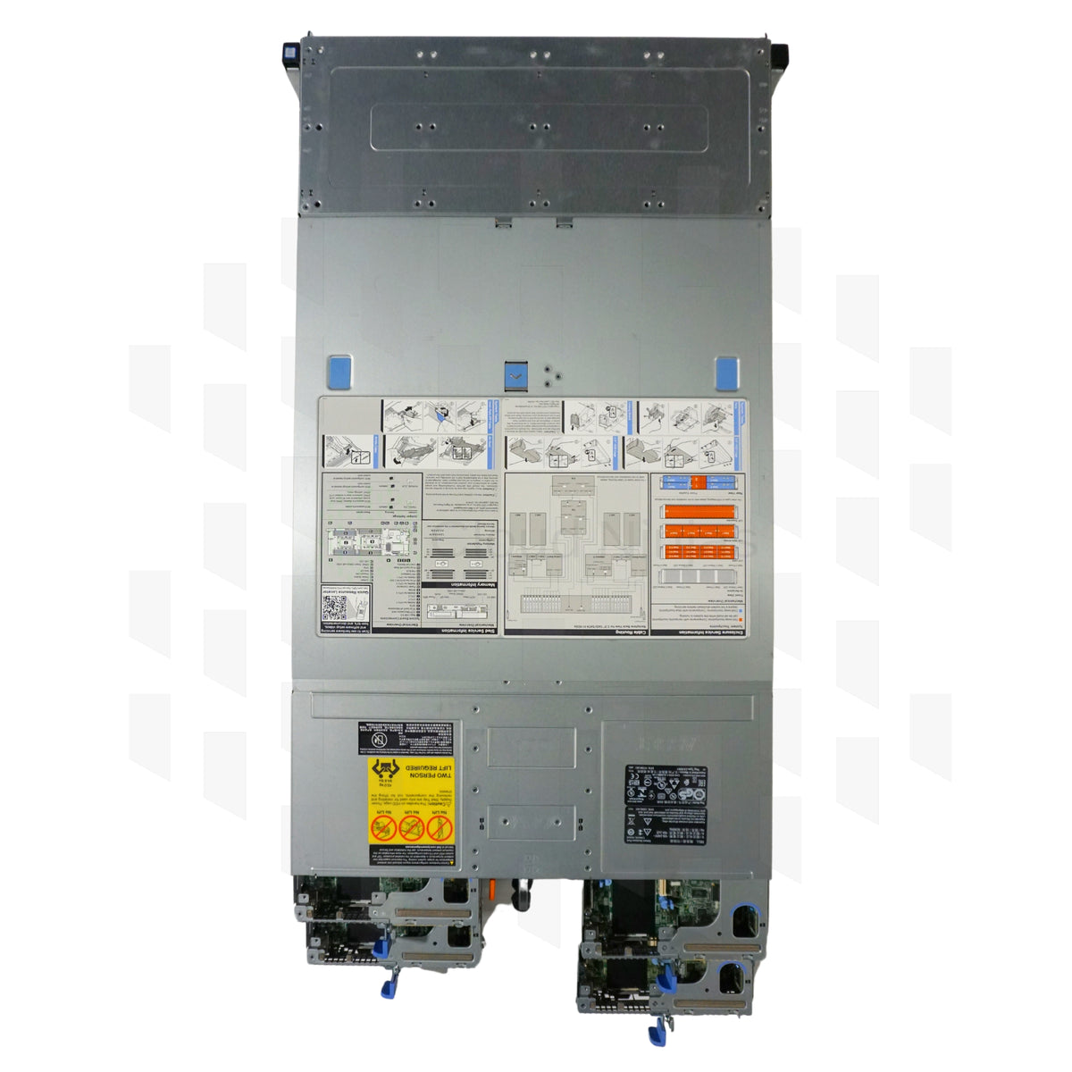 12 Bay LFF Dell PowerEdge C6400 Enclosure + 4x C6420 Node Servers